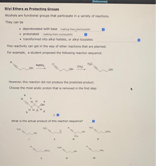 Solved Silyl Ethers as Protecting Groups Alcohols are | Chegg.com