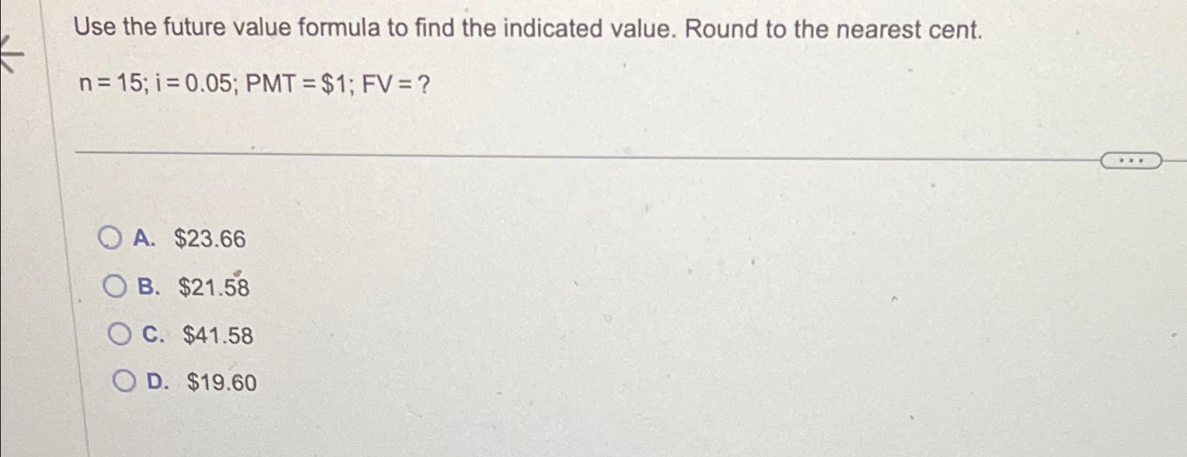 Solved Use the future value formula to find the indicated | Chegg.com