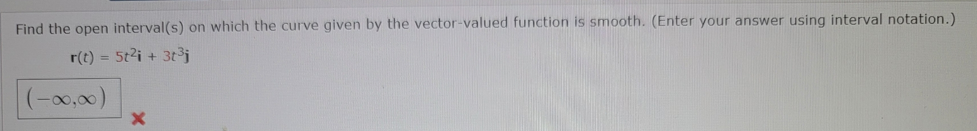 Solved Find the open interval(s) ﻿on which the curve given | Chegg.com