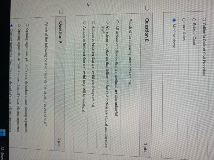 Solved California Code of Civil Procedure Rules of Court | Chegg.com