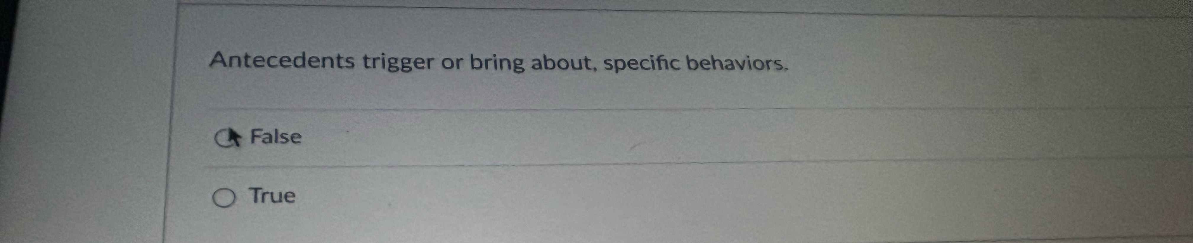 Solved Antecedents trigger or bring about, specific | Chegg.com