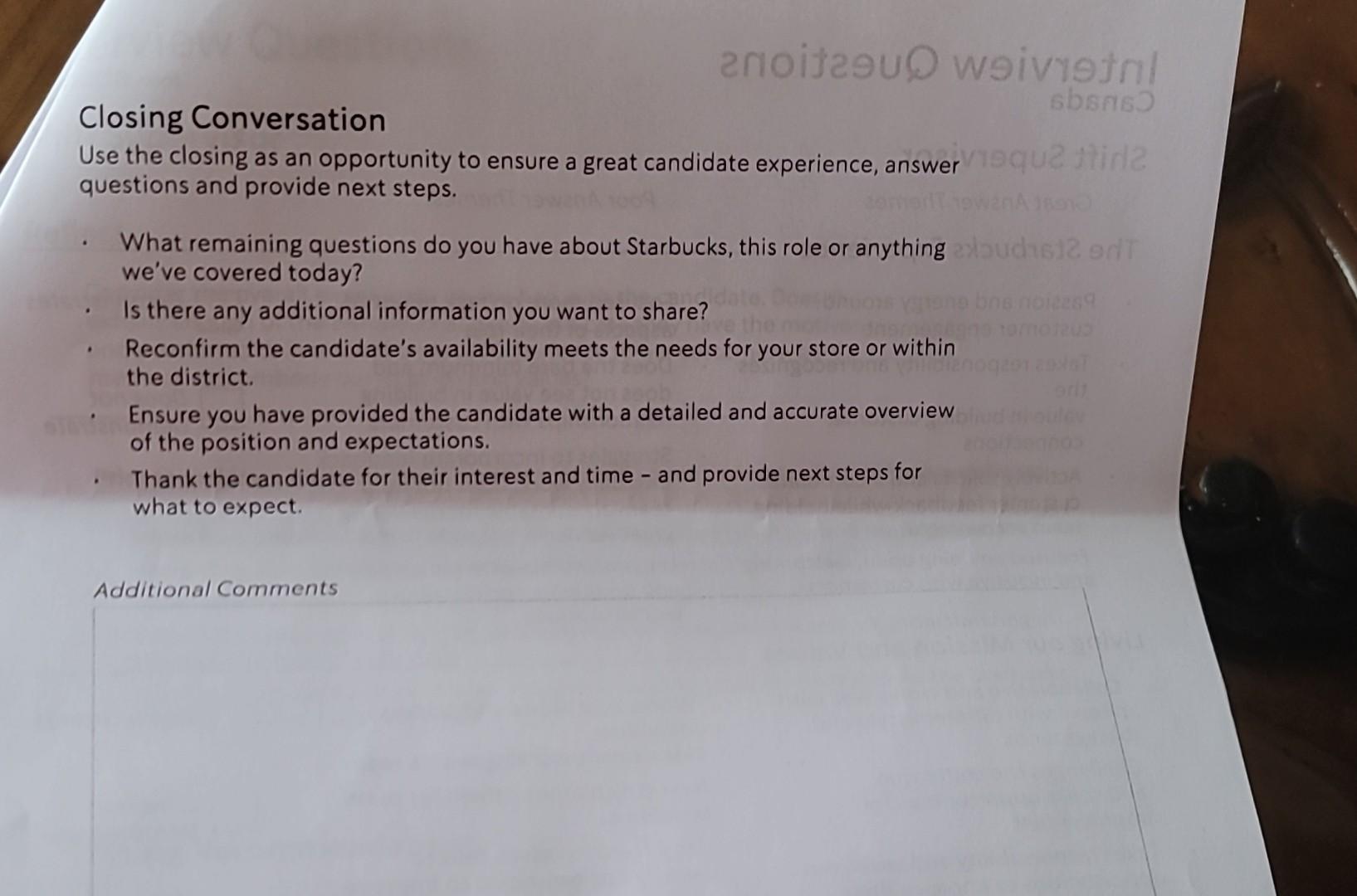 Closing Conversation Use the closing as an | Chegg.com