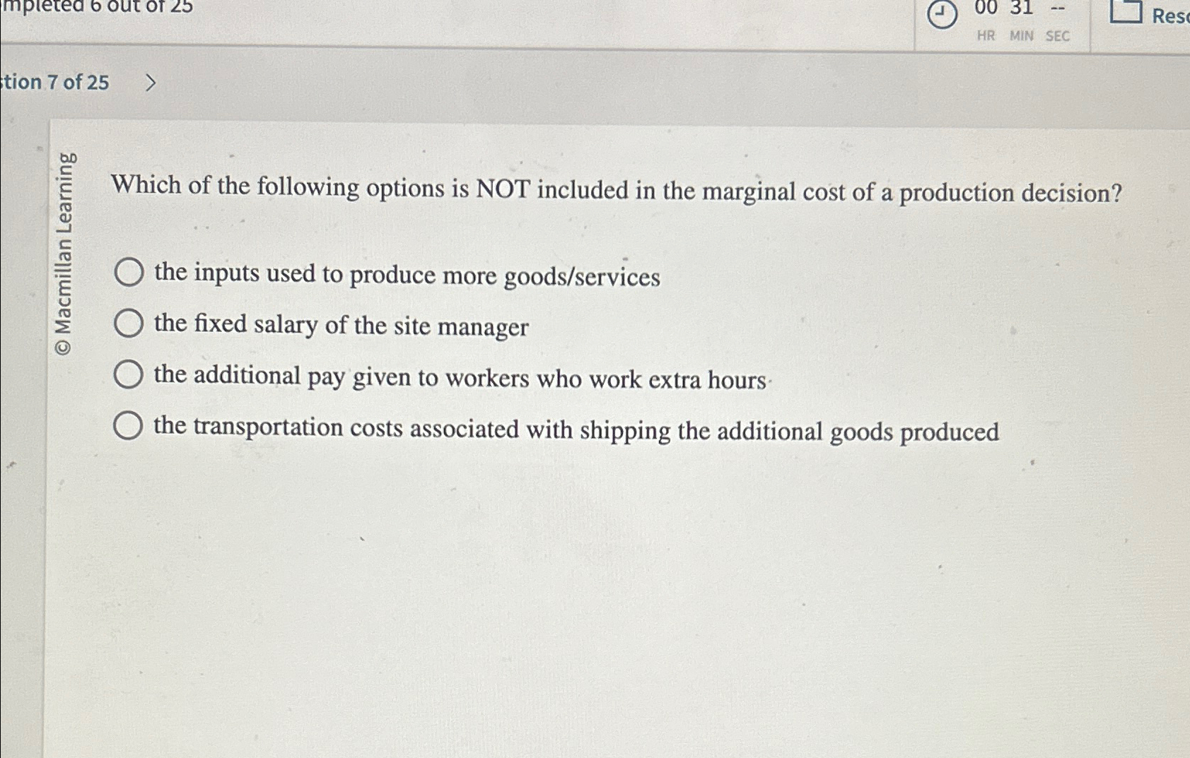 Solved \table[[B]]Which of the following options is NOT | Chegg.com
