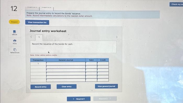Solved Exercise 10-17A (Algo) Computing bond interest and | Chegg.com