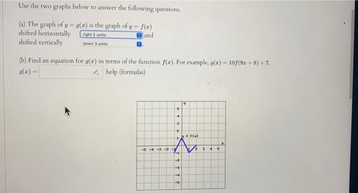 Use the two graphs below to answer the following | Chegg.com