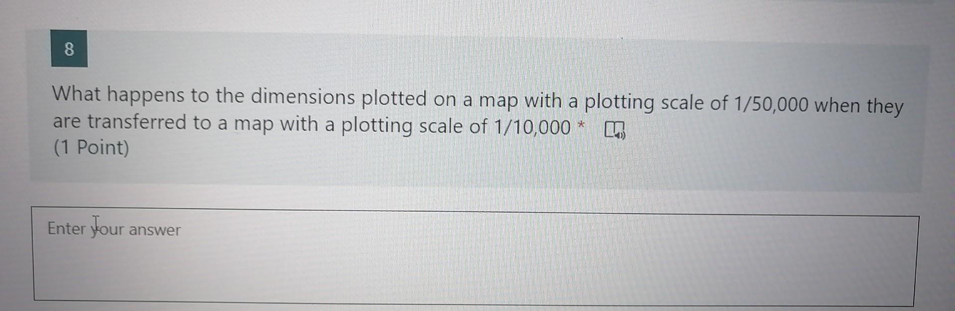 Solved 8 What happens to the dimensions plotted on a map | Chegg.com