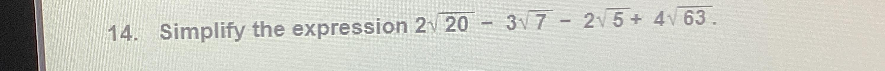 Solved Simplify the expression 2202-372-252+4632. | Chegg.com