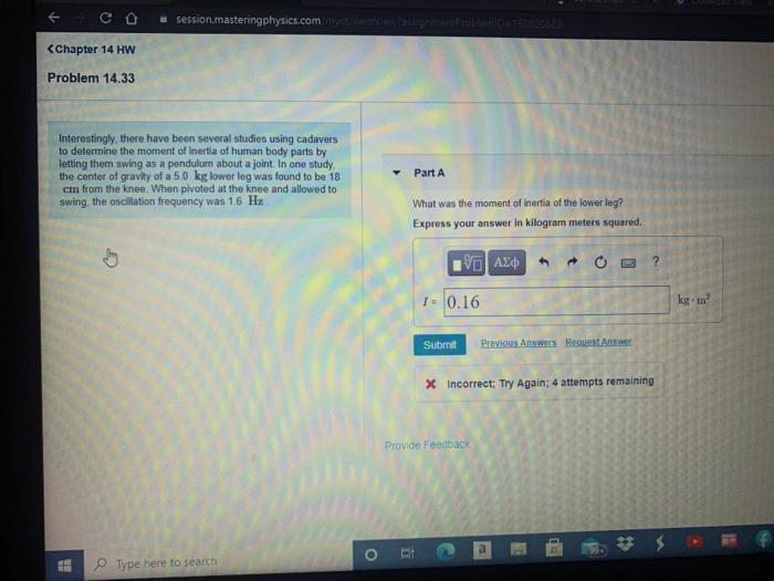 Solved session.masteringphysics.com my hart 20 | Chegg.com