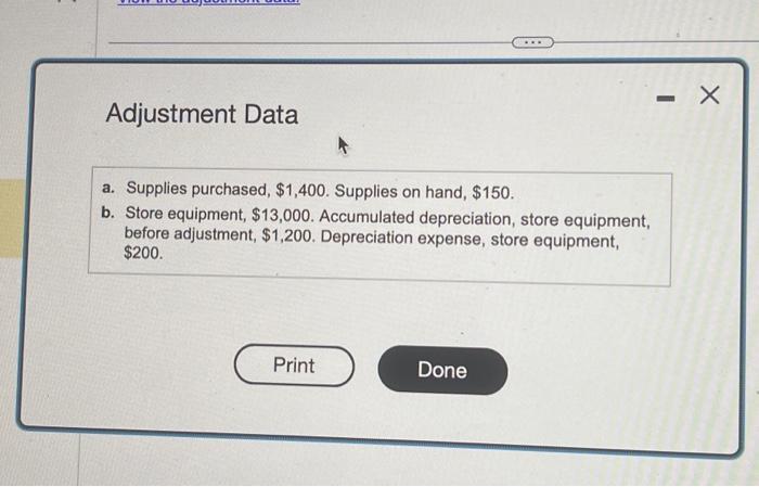 Solved From the following adjustment data, calculate the | Chegg.com