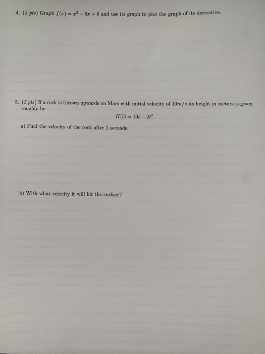 Solved 4. (5 pts) Graph (x) - 2 - 6x +8 and use its graph to | Chegg.com Solved 4. (5 pts) Graph (x) - 2 - 6x +8 and use its graph to | Chegg.com