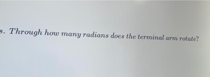 Solved Question 7 (2 points) Listen The terminal arm of an | Chegg.com