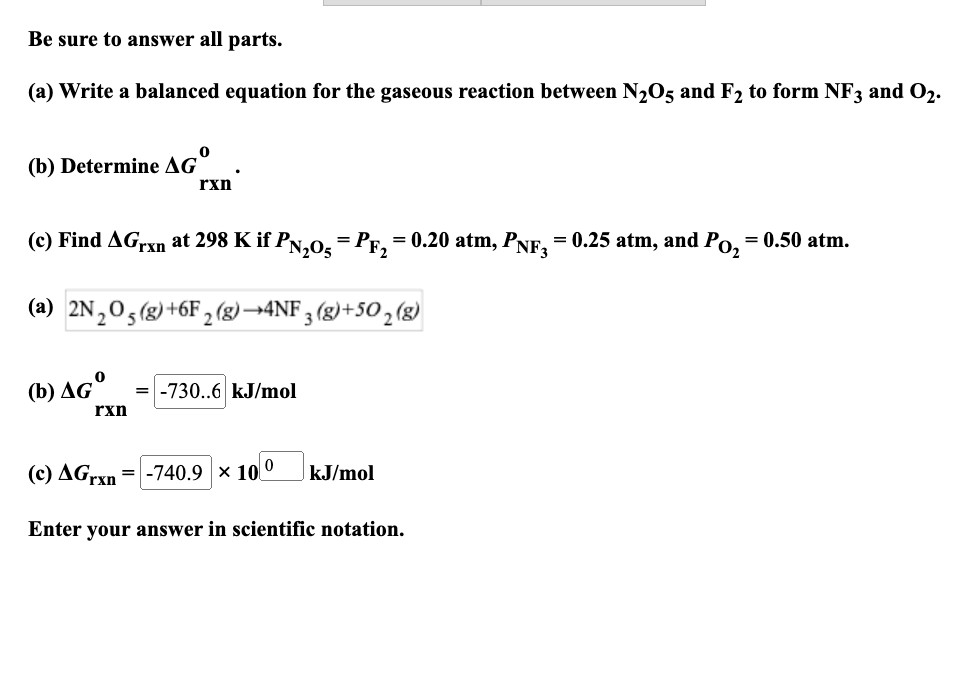 Solved Be ﻿sure to ﻿answer all parts.(a) ﻿Write a balanced | Chegg.com