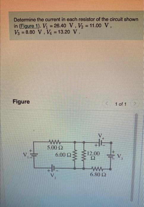 Solved Determine the current in 12 Ohm resistor, 5 Ohm | Chegg.com