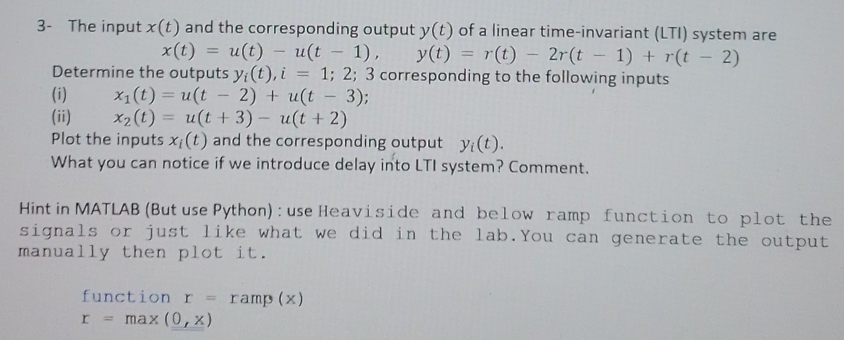 Use PYTHON and provide the code and screenshots for | Chegg.com