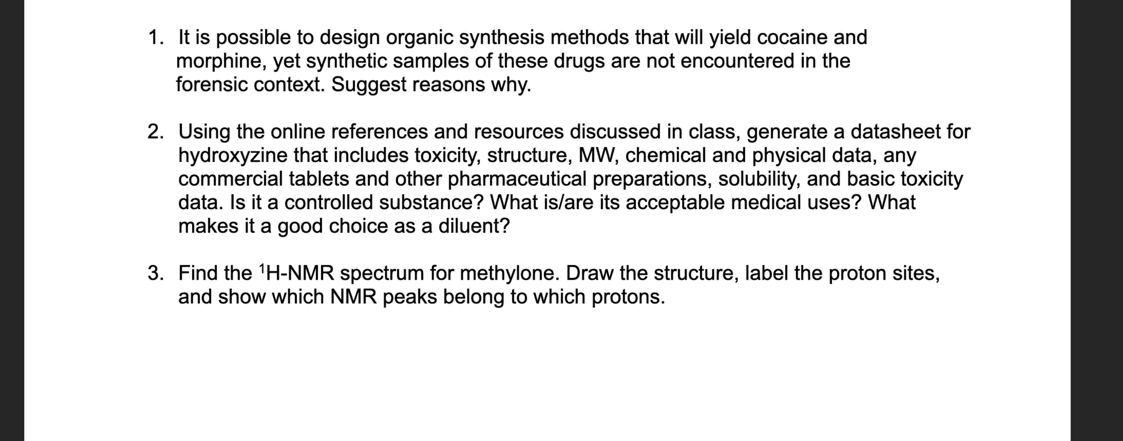 Solved It is possible to design organic synthesis methods | Chegg.com