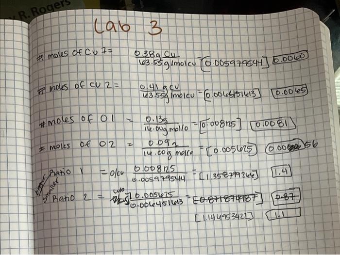 Solved How Do I Find The Initial Subscripts From Molar 