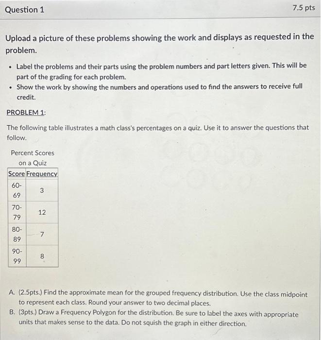 Solved Upload a picture of these problems showing the work | Chegg.com