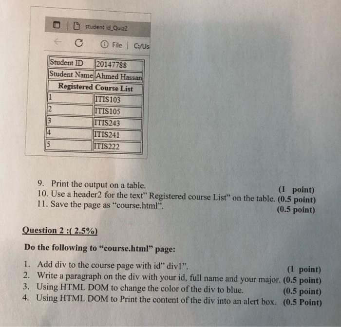 Solved Write a JavaScript program that asks the user to | Chegg.com