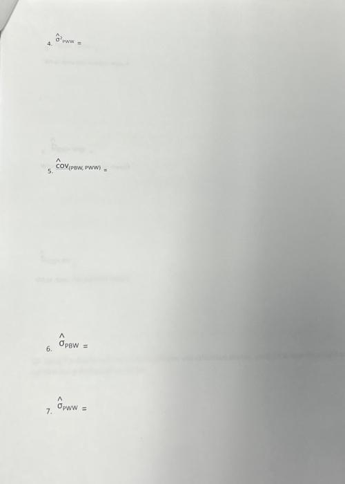 Solved Questions 4-7: They are in relation to the data in | Chegg.com