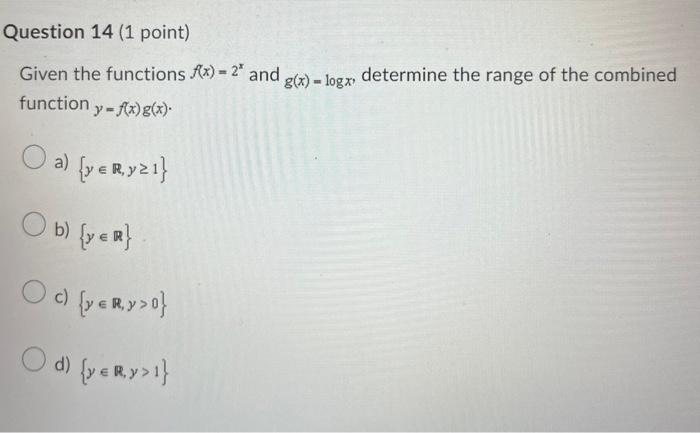 Solved Given the functions \\( f(x)=2^{x} \\) and \\( | Chegg.com
