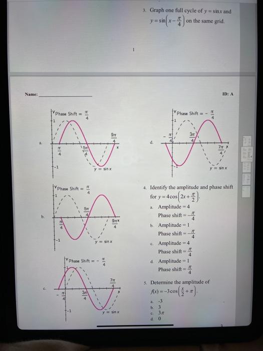 Solved 1. Graph one complete cycle of y = 9 tanx. 16 18 1 8 | Chegg.com