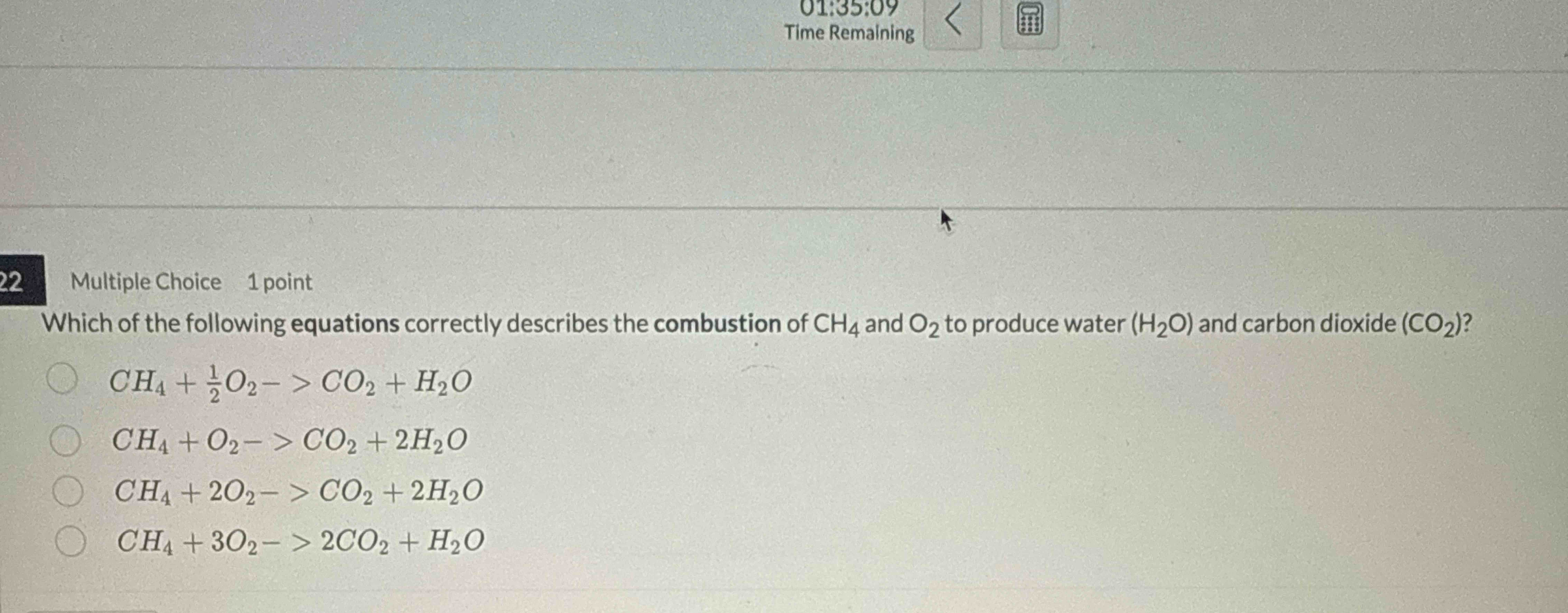 Solved 22 ﻿Multiple Choice 1 ﻿pointWhich of ﻿the following | Chegg.com