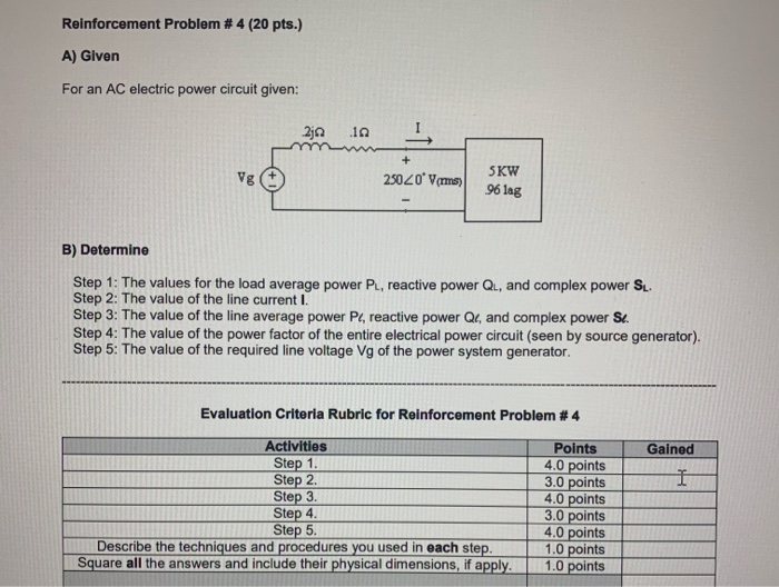 Solved Reinforcement Problem # 4 (20 pts.) A) Given For an | Chegg.com