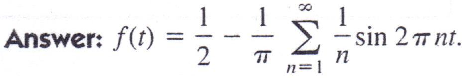 Solved Practice Problem 17.2Determine the Fourier series of | Chegg.com