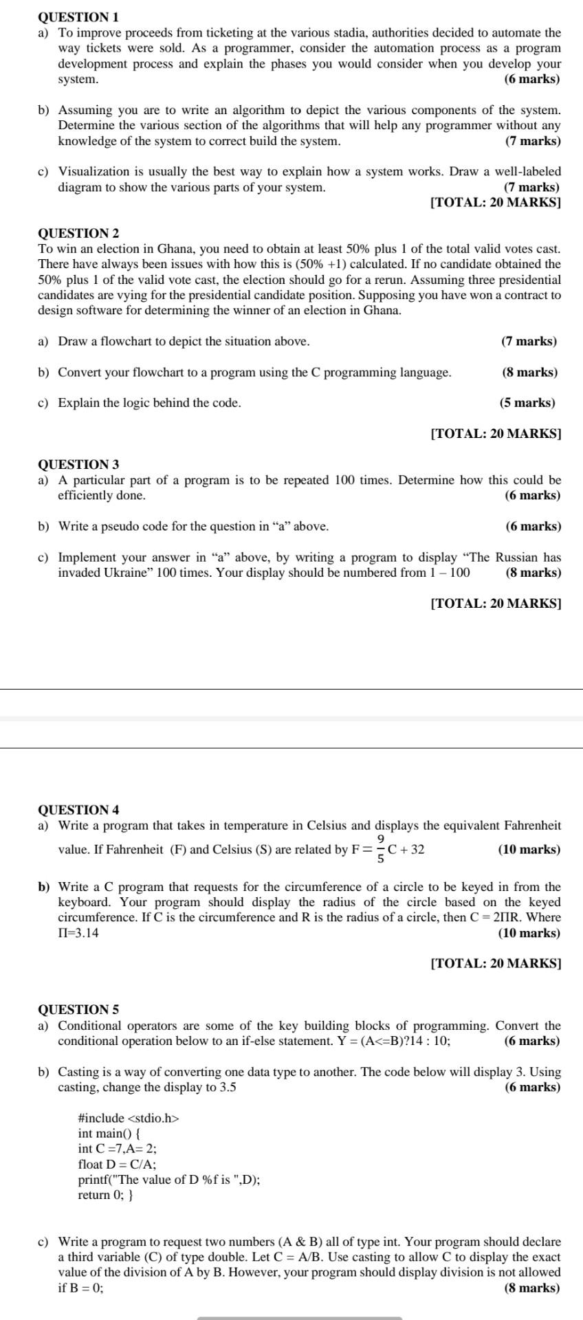 Solved QUESTION 1 a) To improve proceeds from ticketing at | Chegg.com