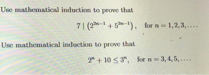 Solved Use mathematical induction to prove that | Chegg.com