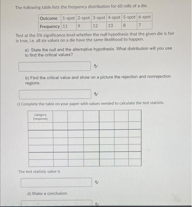 Solved The following table lists the frequency distribution | Chegg.com
