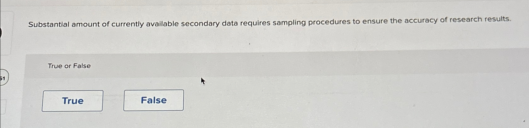 Solved Substantial amount of currently available secondary | Chegg.com