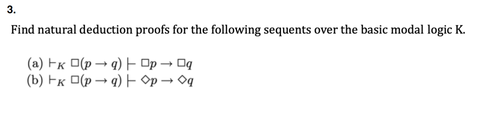 Solved Find natural deduction proofs for the following | Chegg.com