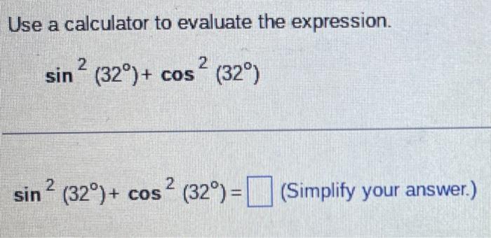 Solved Use a calculator to evaluate the expression. | Chegg.com