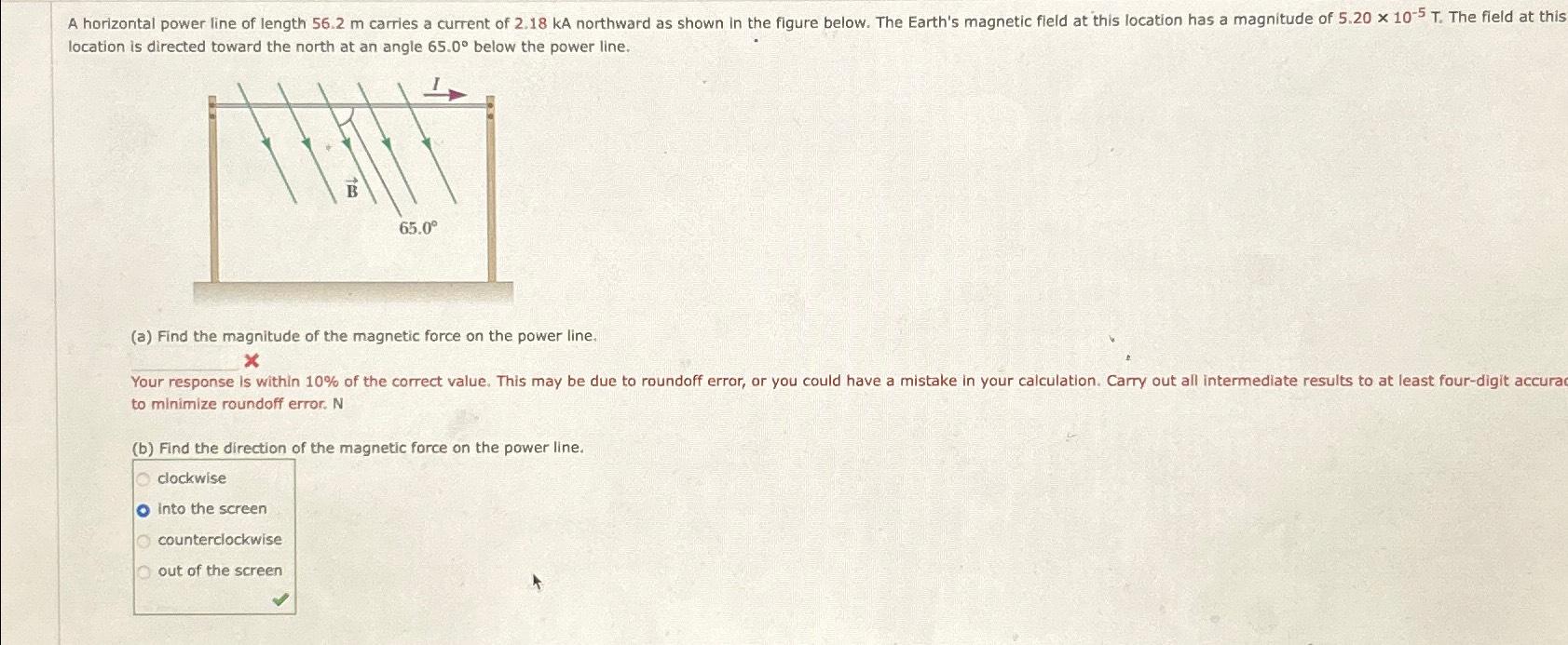 Solved location is directed toward the north at an angle | Chegg.com