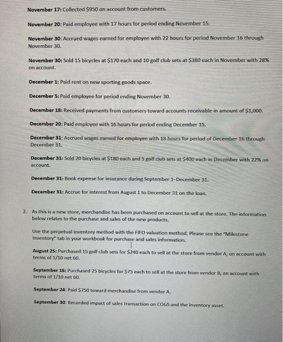 Solved The following events occurred during the year. Book | Chegg.com