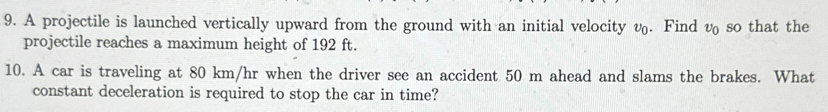Solved A projectile is launched vertically upward from the | Chegg.com