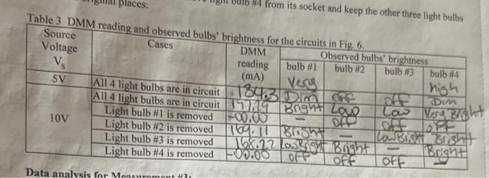 Figure 6 Bulbs in complex connections 1. Check that | Chegg.com