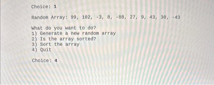 Solved Assignment 6 A : Is it sorted? It's helpful to know | Chegg.com