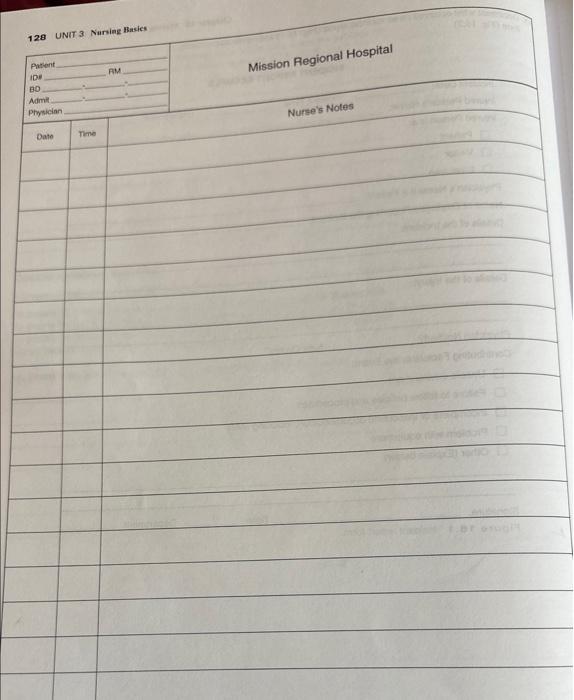 Solved Documentation Exercise Scenario: Questions 44 through | Chegg.com