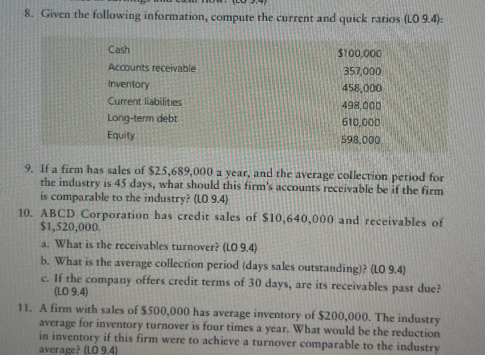 Solved Given the following information, compute the current | Chegg.com
