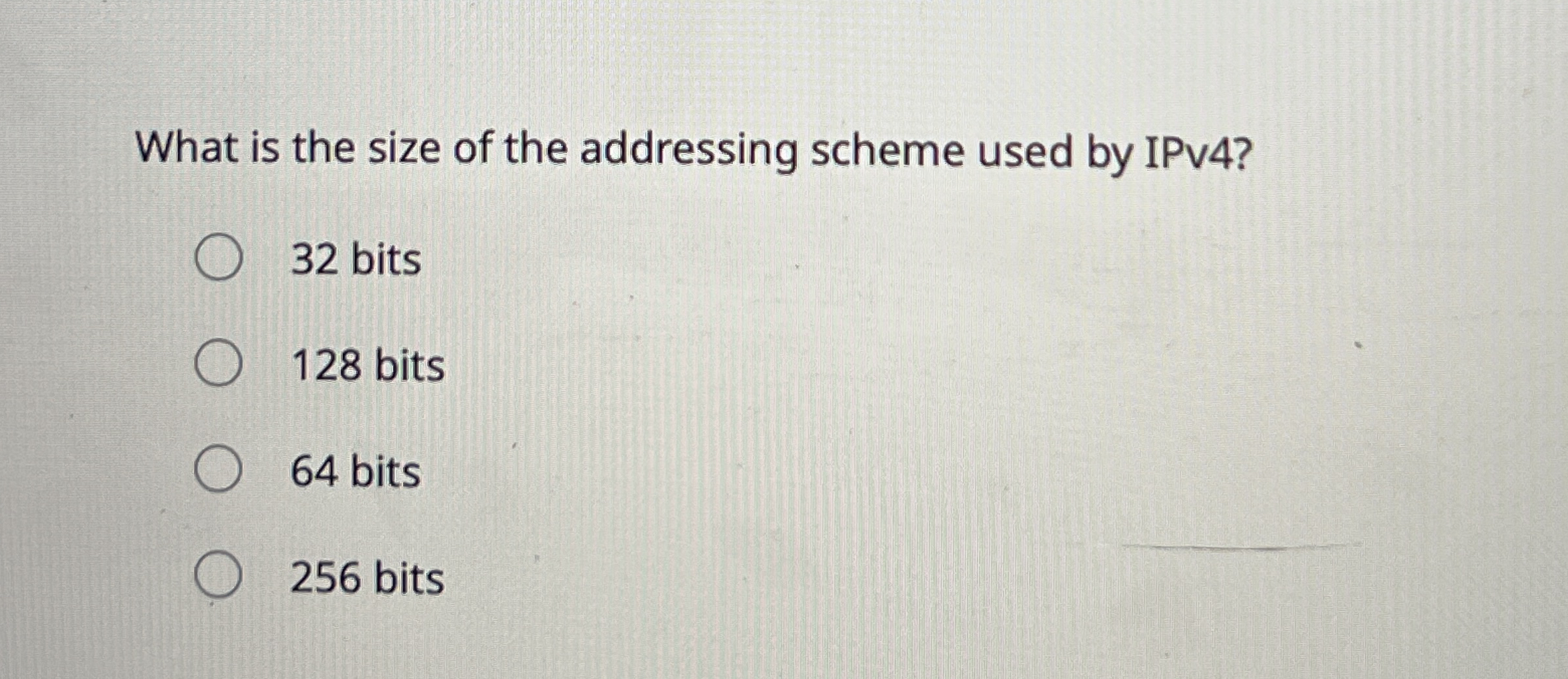 Solved What is the size of the addressing scheme used by | Chegg.com