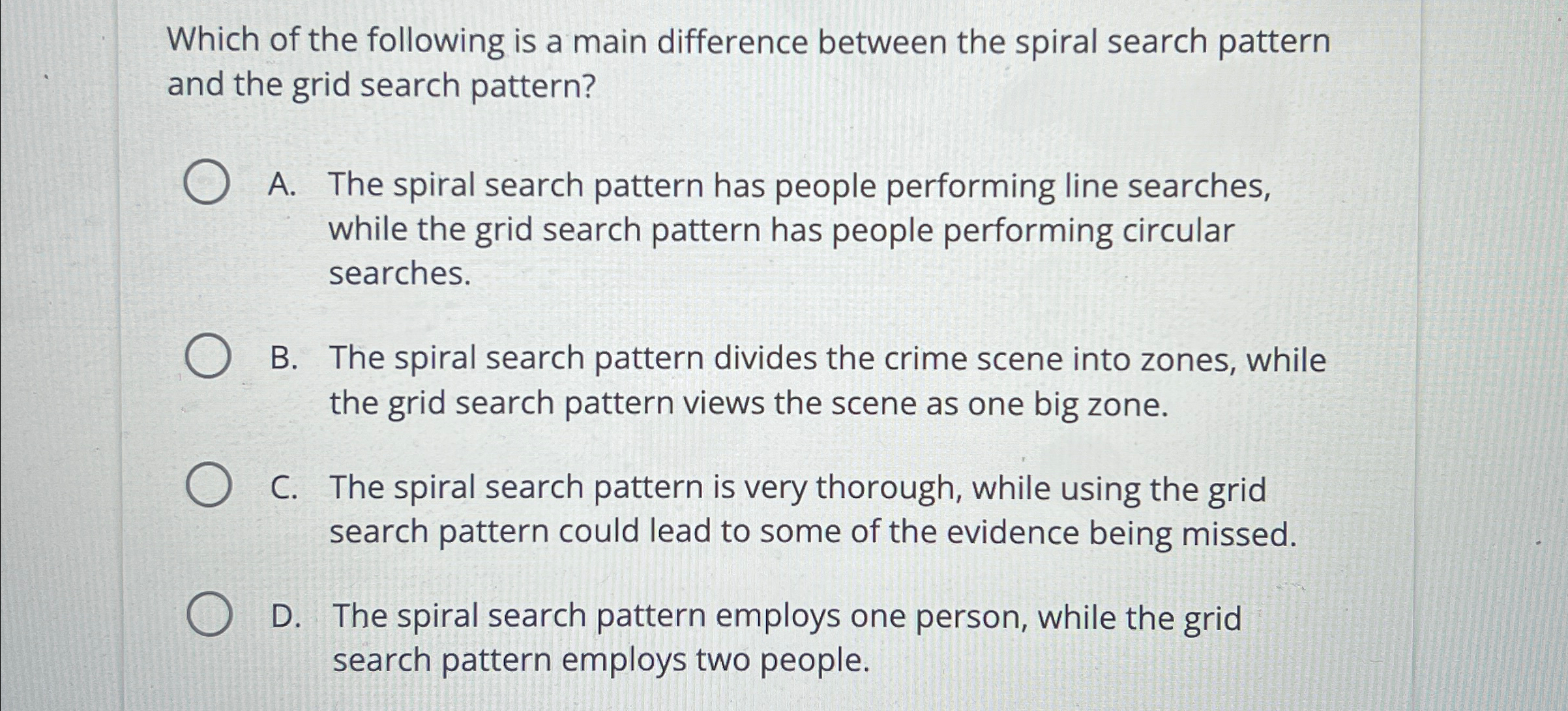 Solved Which of the following is a main difference between | Chegg.com