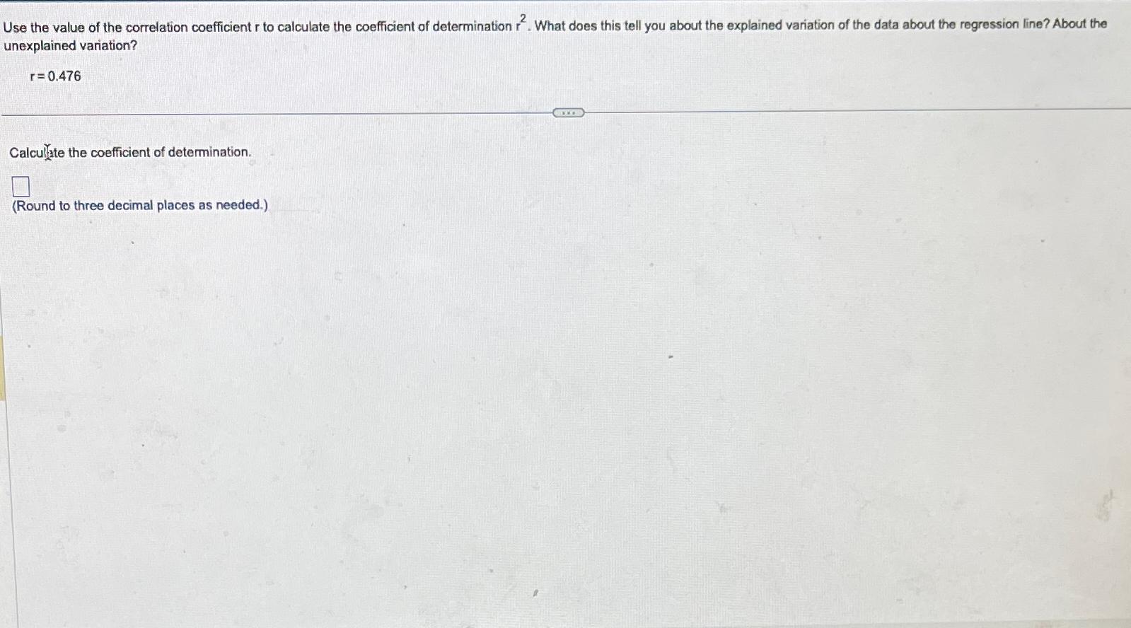 Solved Use the value of the correlation coefficient r ﻿to | Chegg.com