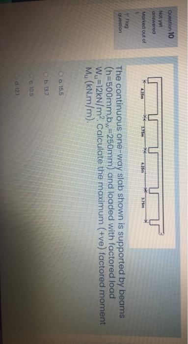 Solved Question 9 Not yet answered Morked out of 25 4.75m | Chegg.com