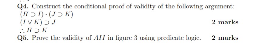 Solved Q5. ﻿Prove the validity of AII in figure 3 ﻿using | Chegg.com