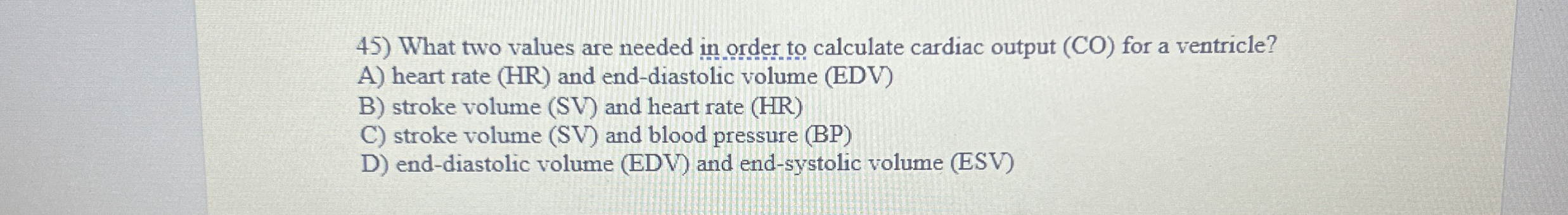 Solved What two values are needed in order to calculate | Chegg.com