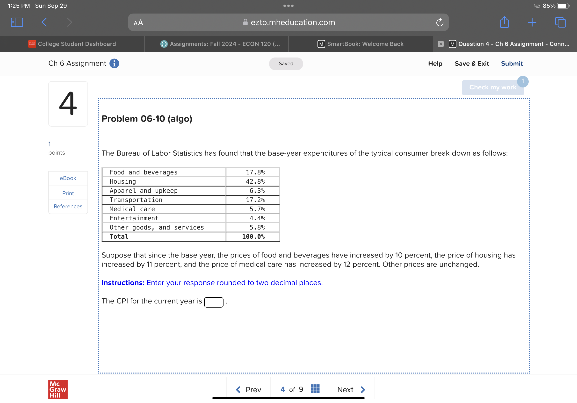 Solved Problem 06-06 (algo)Problem 06-10 (algo)The Bureau of | Chegg.com