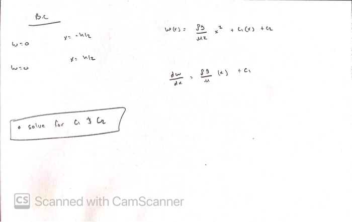 Solved I was wondering if you can help me solve for C1 & C2 | Chegg.com