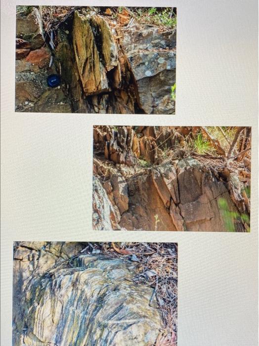 Solved can you please draw an outcrop map and geological | Chegg.com